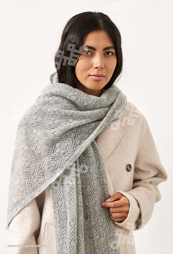 Палантин из 100% монгольской шерсти (арт. 05138-1) купить за 3 600 руб ...