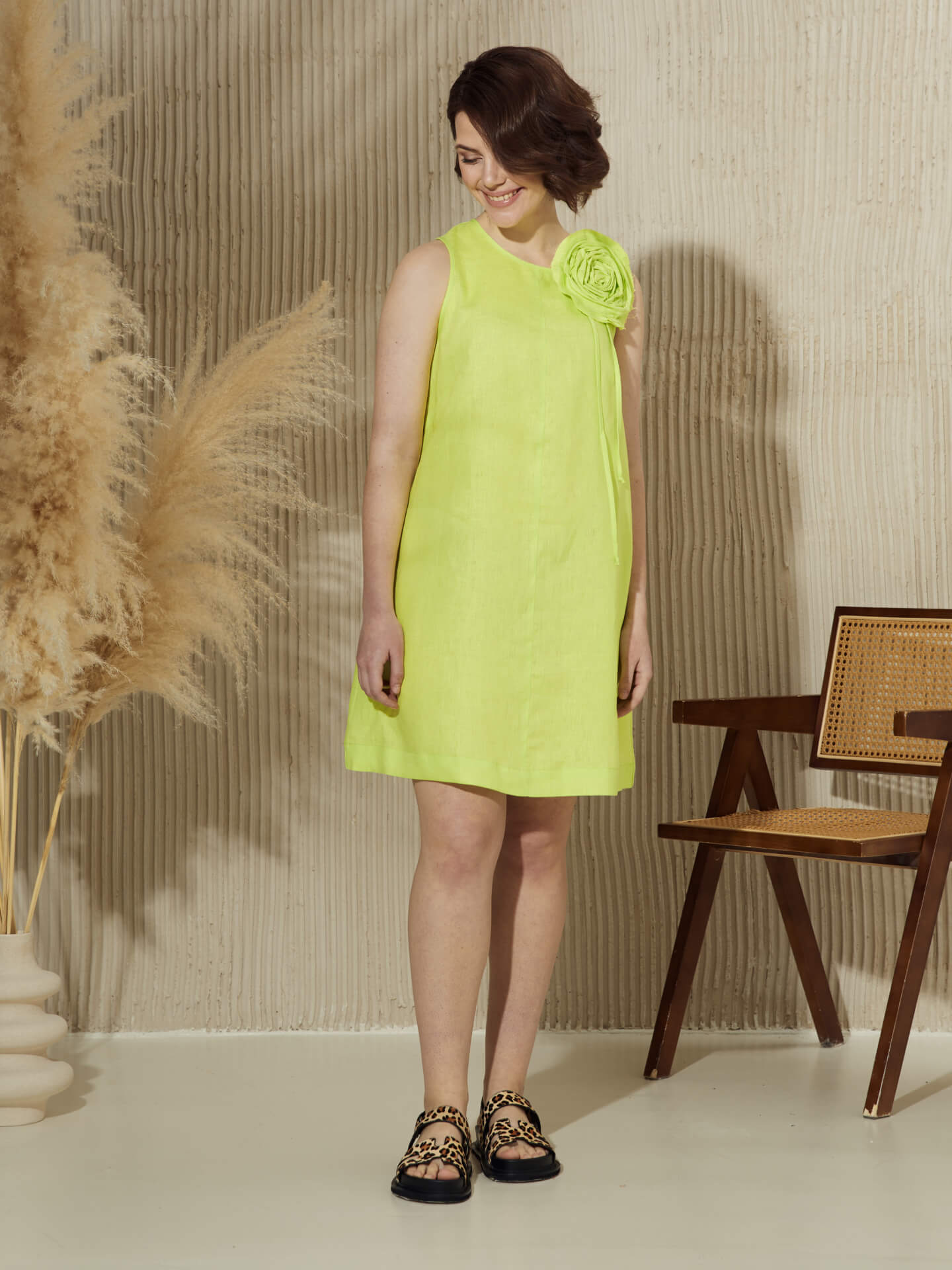 Платье-сарафан с цветком (арт. 07532-4) купить за 4 000 руб | Одежда из ...